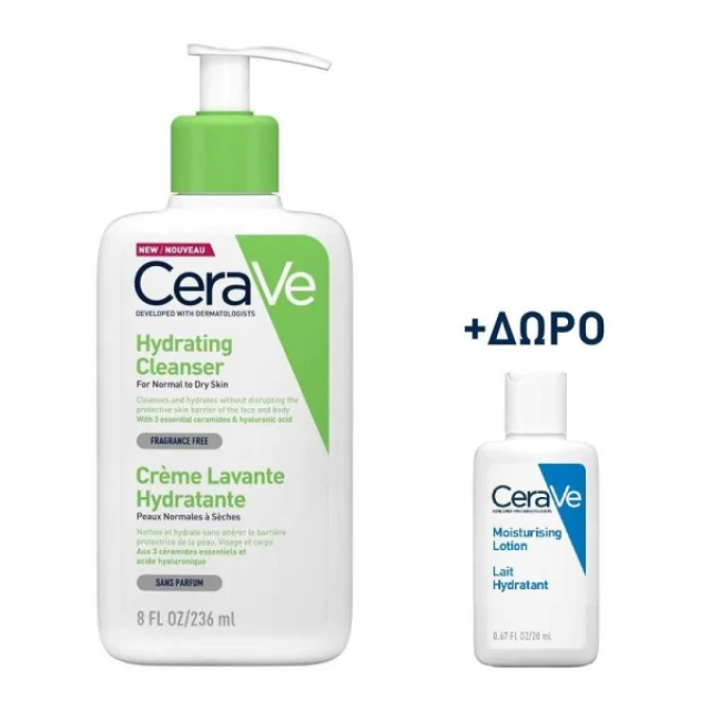 CeraVe Hydrating Cleanser 236 ml, gift with purchase Moi ...