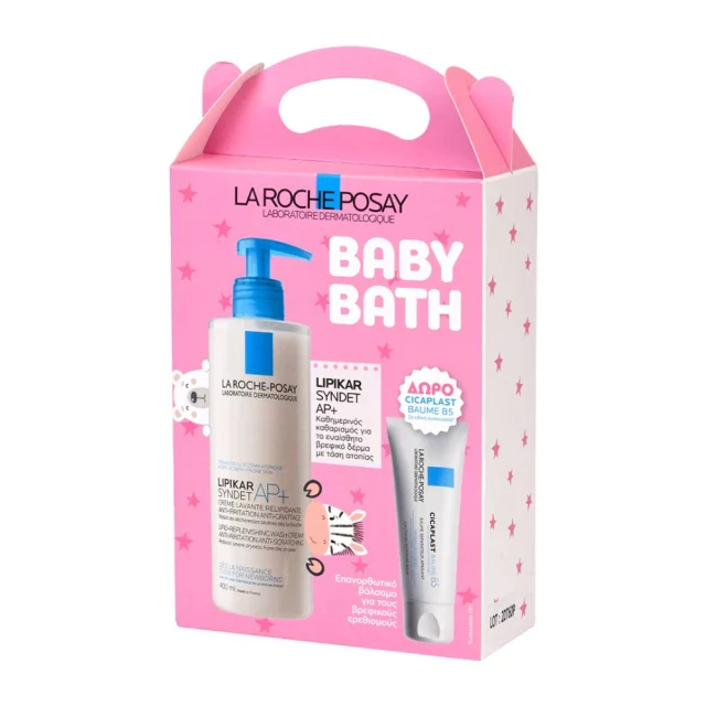 La Roche Posay Baby Bath Lipikar Syndet Ap+ 400 ml Με ΔΩ ...