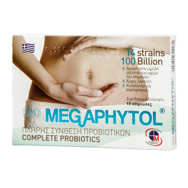 Medichrom Megaphytol Complete Probiotics 15caps | Orange Pharmacy